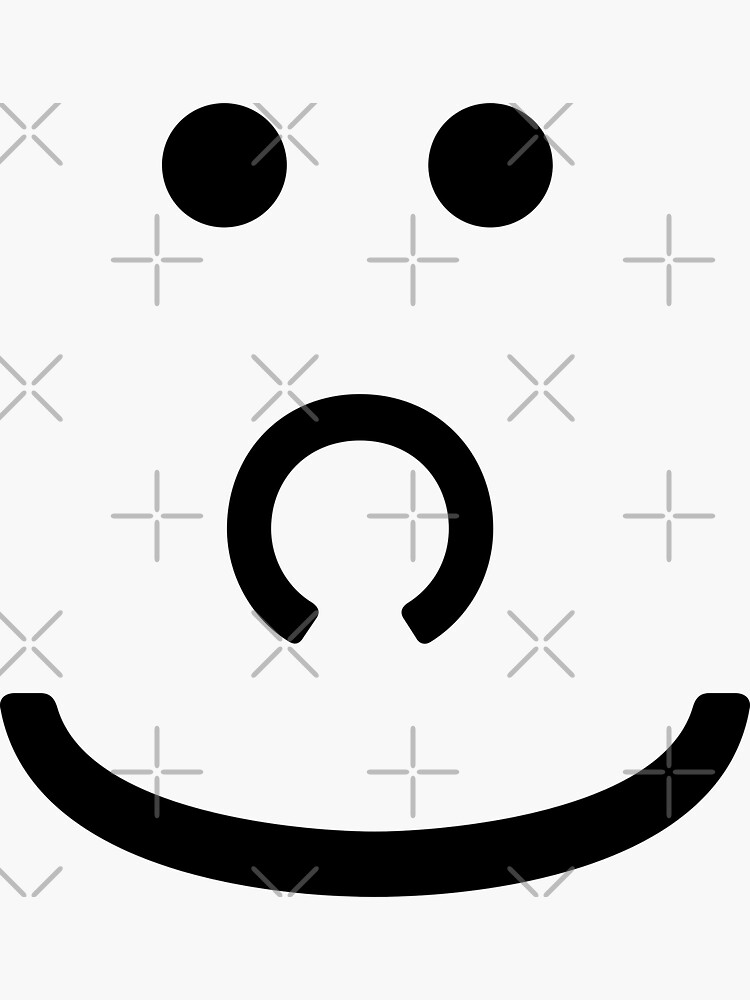 "Colon Smile " Sticker for Sale by aoichan3939 | Redbubble