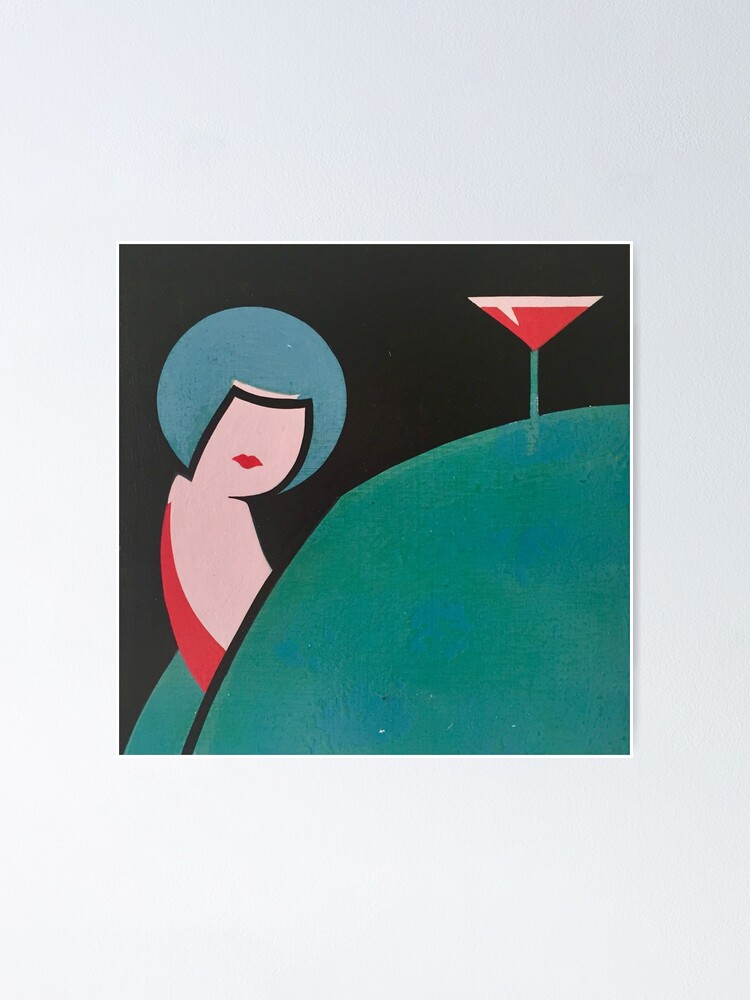 "'Night Cap'" Poster by letterallsorts | Redbubble