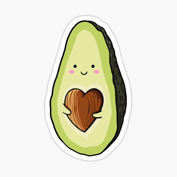 "Avocado cuddle hug" Sticker for Sale by leonromer | Redbubble