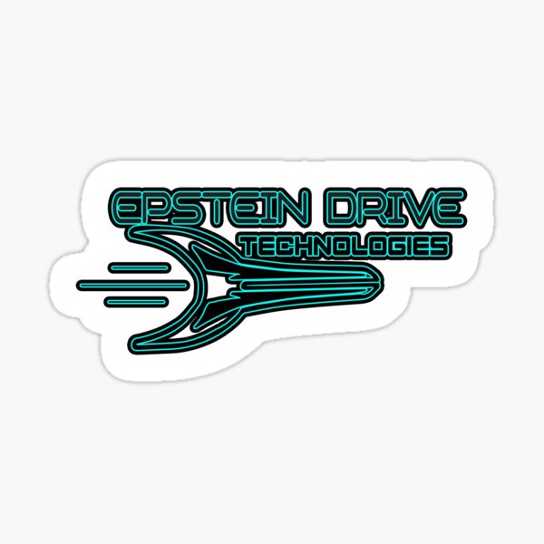 "Epstein Drive Tech Expanse" Sticker for Sale by Caridad Cloud | Redbubble