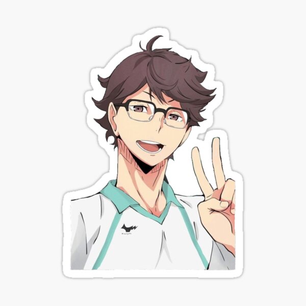 Pegatina «Oikawa - Haikyuu fanart» de lambchops123 | Redbubble