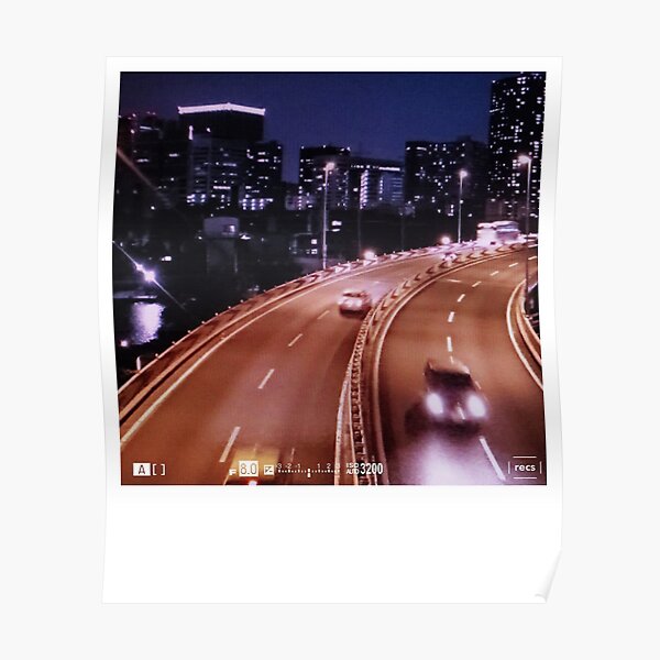 "Japanese City Pop 80's - Tokyo Expressway" Poster for Sale by recs ...