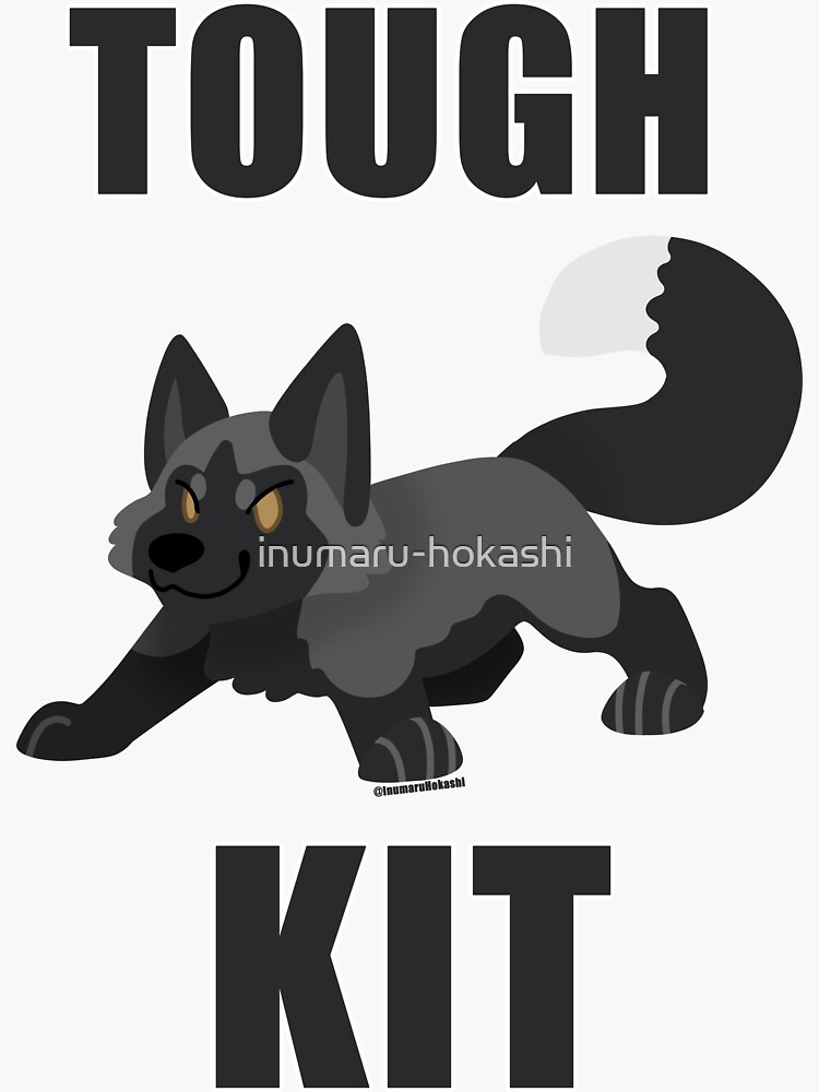 "Kit - Silver Fox" Sticker for Sale by inumaru-hokashi | Redbubble