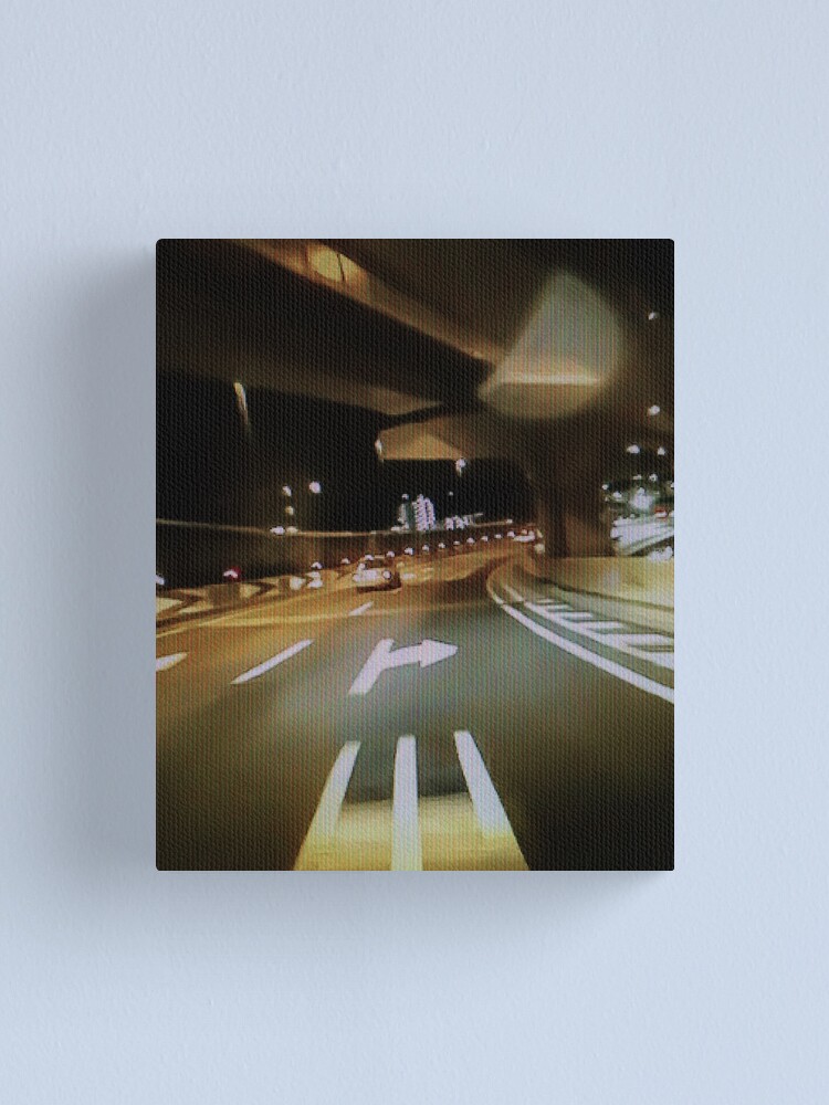 "Japanese City Pop 80's - Tokyo Expressway" Canvas Print by recs ...