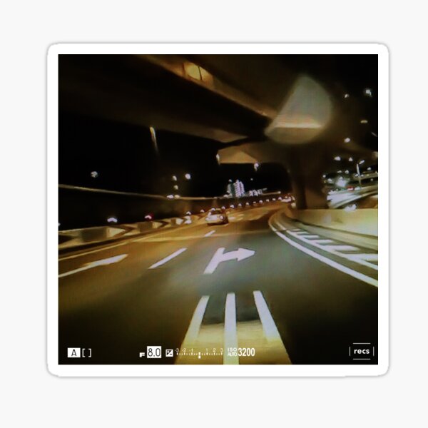 "Japanese City Pop 80's - Tokyo Expressway" Sticker for Sale by recs ...