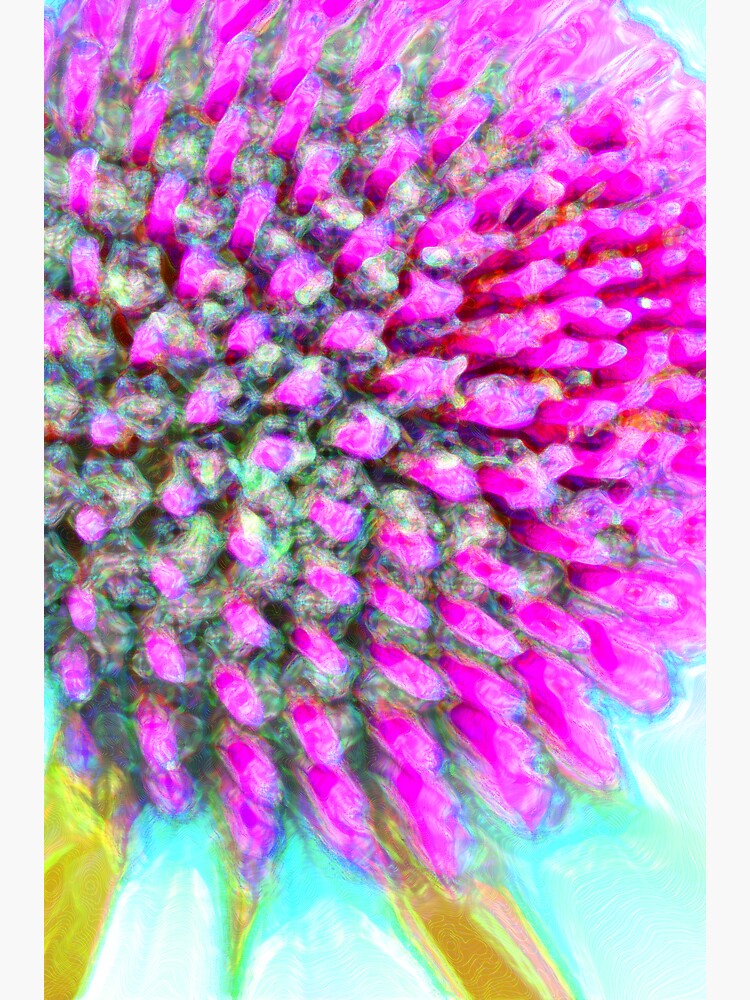 "Neon Pink Abstract Photography" Sticker for Sale by Modpile | Redbubble