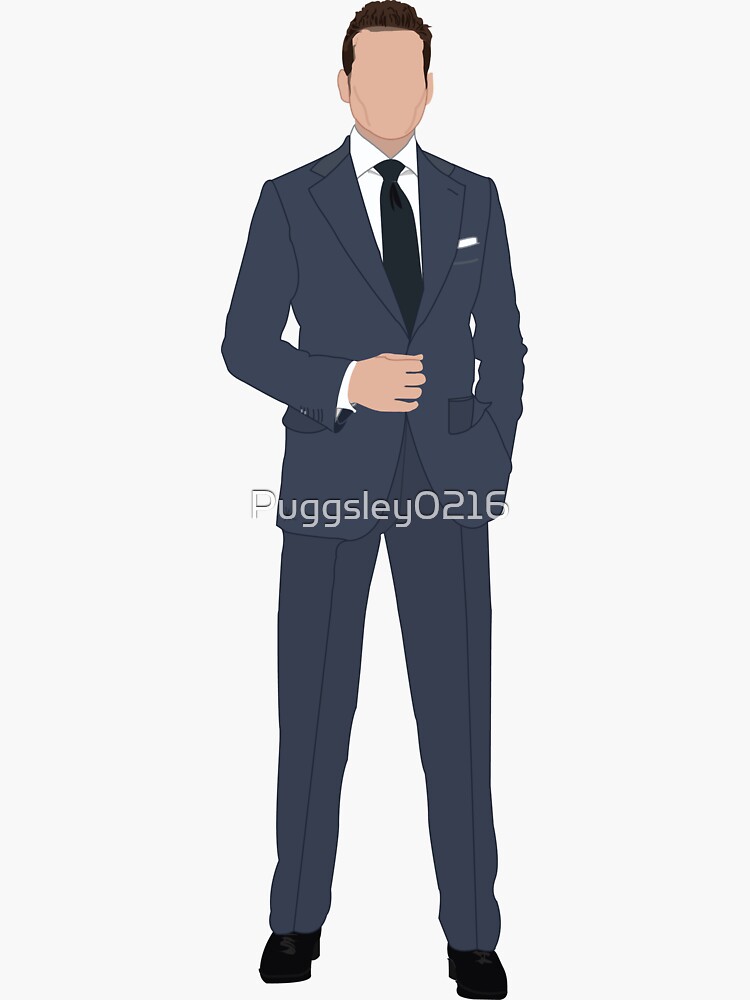 "Harvey Specter" Sticker by Puggsley0216 | Redbubble