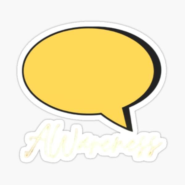 "Awareness" Sticker by S3w1a2 | Redbubble