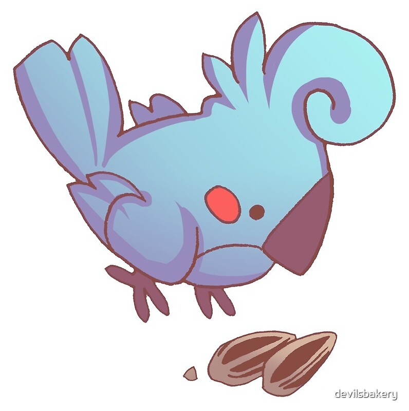 "Rude Bird- Seeds" by devilsbakery | Redbubble