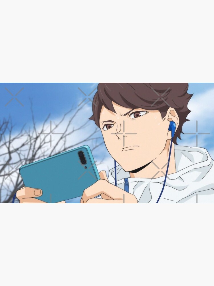 "oikawa ear T-Shirt" Sticker for Sale by Perlashop1 | Redbubble