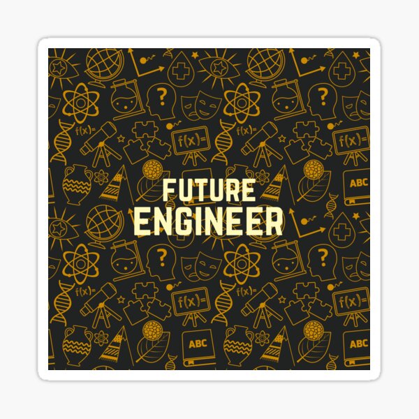 "Future Engineer ... Chalkboard Science Background" Sticker for Sale by ...