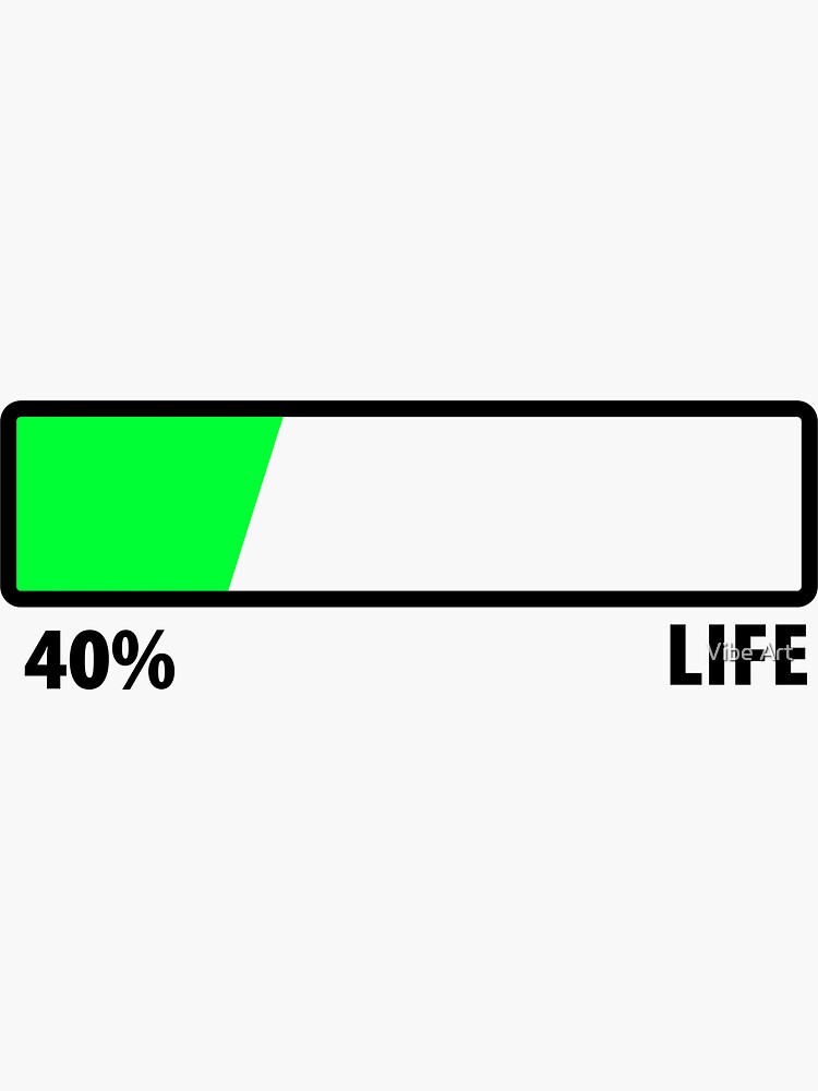 "Loading 40 Life 40Th Birthday Men Women" Sticker by BeCool2 | Redbubble