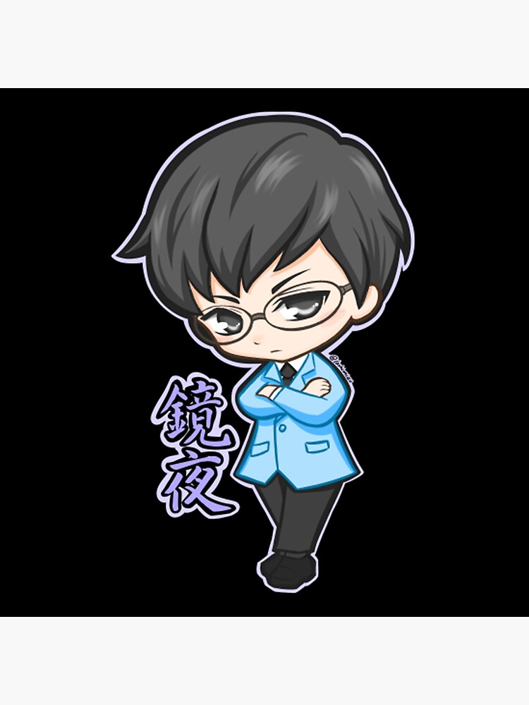 "Chibi Cute Kyoya Ouran Host Ouran High School Host" Art Print for Sale ...