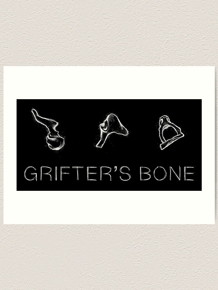 "Grifters Bone - Light Logo" Art Print for Sale by RustyQuill | Redbubble