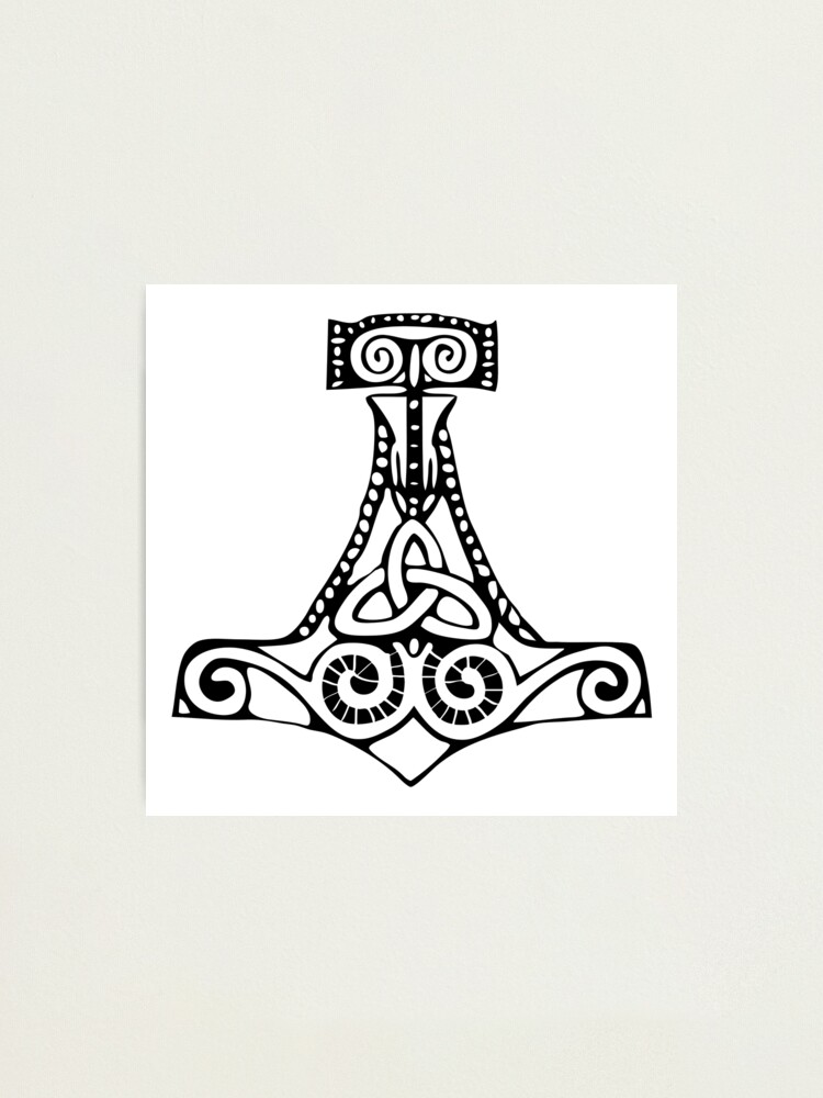 "Thor symbol" Photographic Print by hinomaru17 | Redbubble