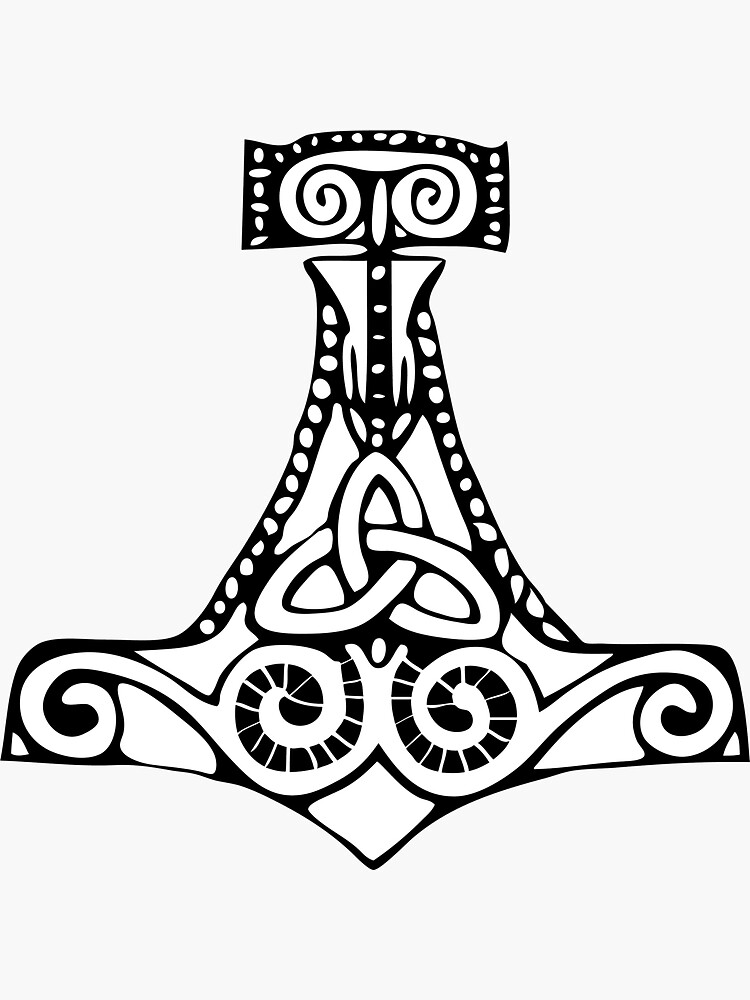 "Thor symbol" Sticker by hinomaru17 | Redbubble