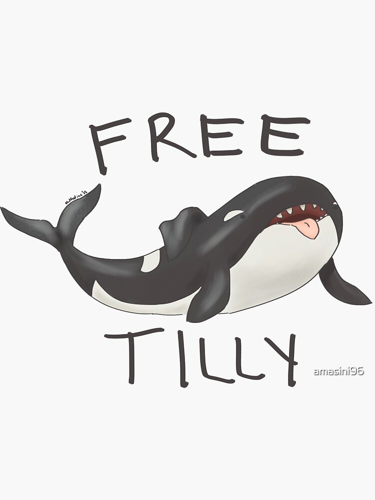 "Free Tilly" Sticker by amasini96 | Redbubble