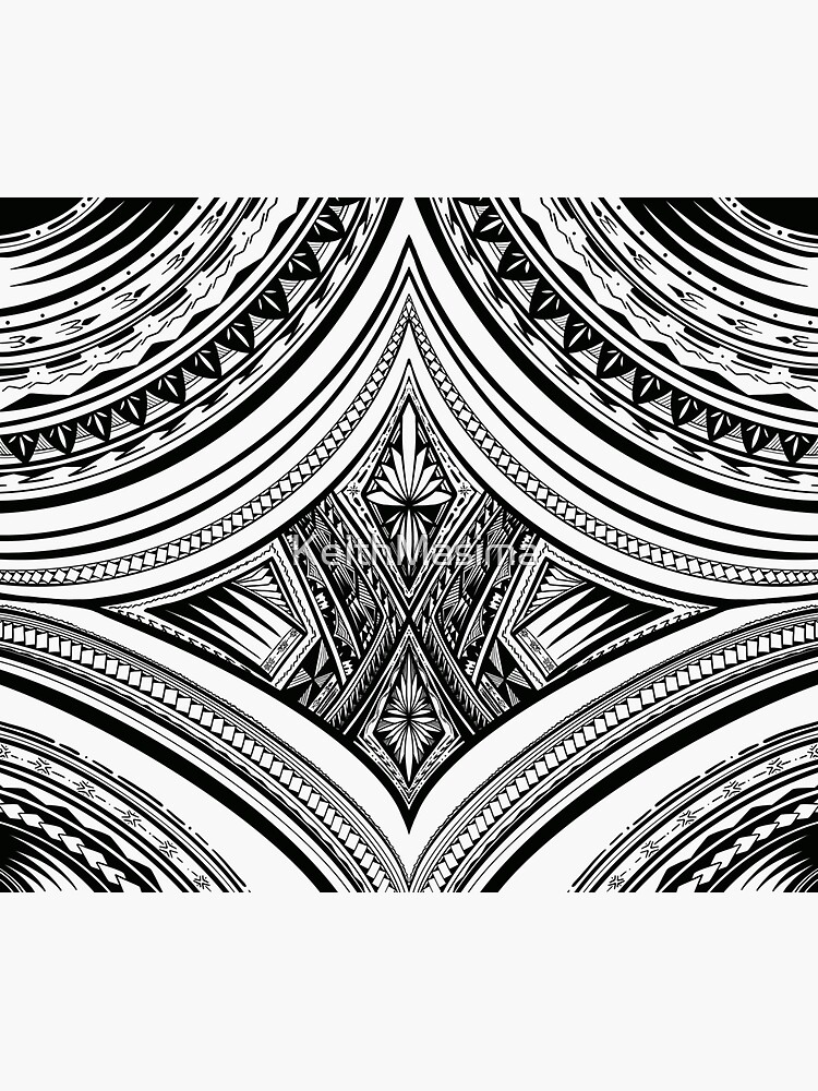 "Tapa patterns " Sticker for Sale by KeithMasima | Redbubble
