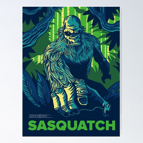 "Summer Sasquatch" Poster for Sale by CHRISTOPHER GEOCOS | Redbubble