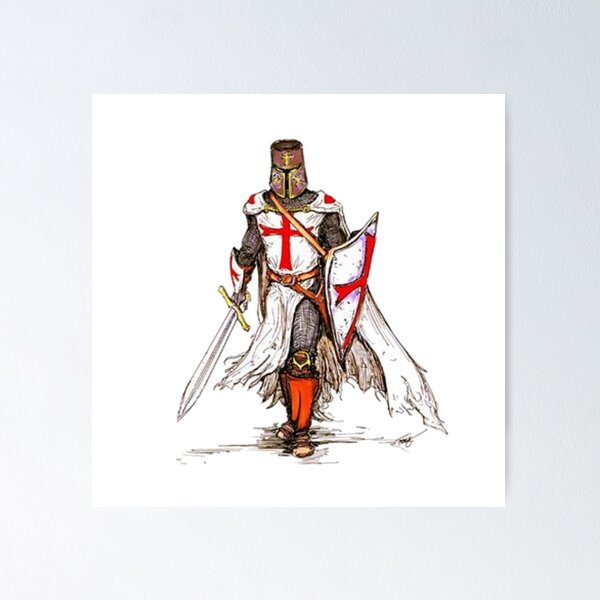 "Templar Knight" Poster for Sale by TheBestStore | Redbubble