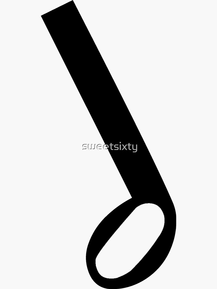 "Minim or Half Note" Sticker by sweetsixty | Redbubble