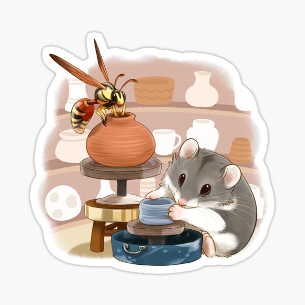 "Pottery" Sticker for Sale by pawlove | Redbubble