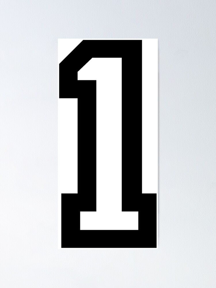 "Number One" Poster by sweetsixty | Redbubble