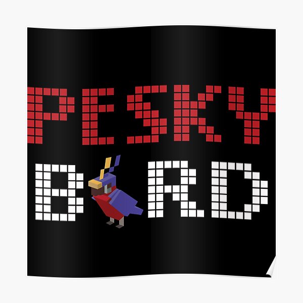 "PESKY BIRD | Hermicraft GRIAN " Poster for Sale by 123mashuda | Redbubble
