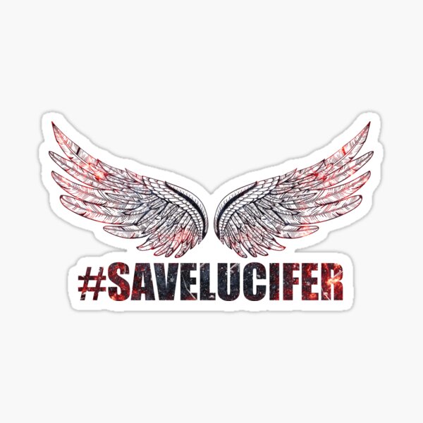 "lucifer morningstar" Sticker for Sale by KerryABC | Redbubble