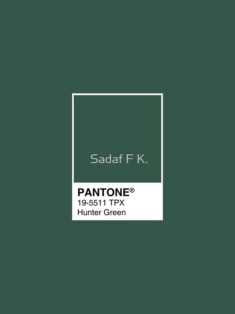 "PANTONE Hunter Green" iPhone Case for Sale by sadaffk | Redbubble