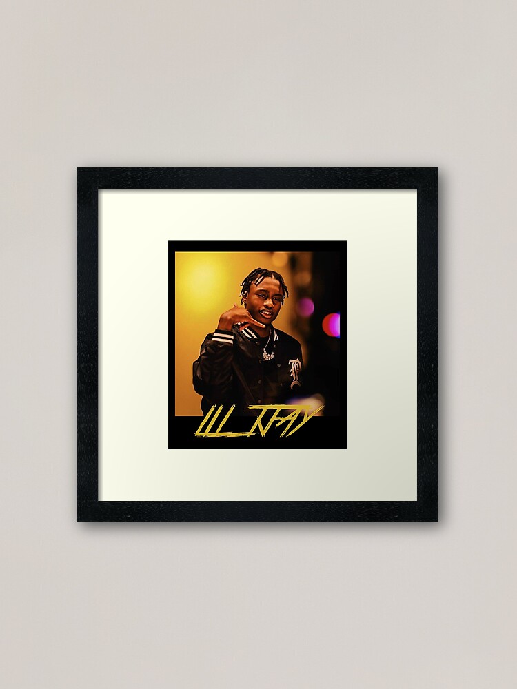 "Lil tjay" Framed Art Print for Sale by WooBack10 | Redbubble