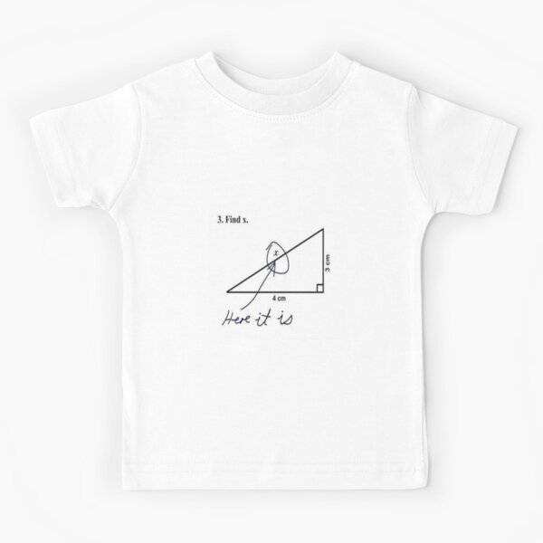 "Find X Math Joke" Kids T-Shirt for Sale by MacCurious | Redbubble