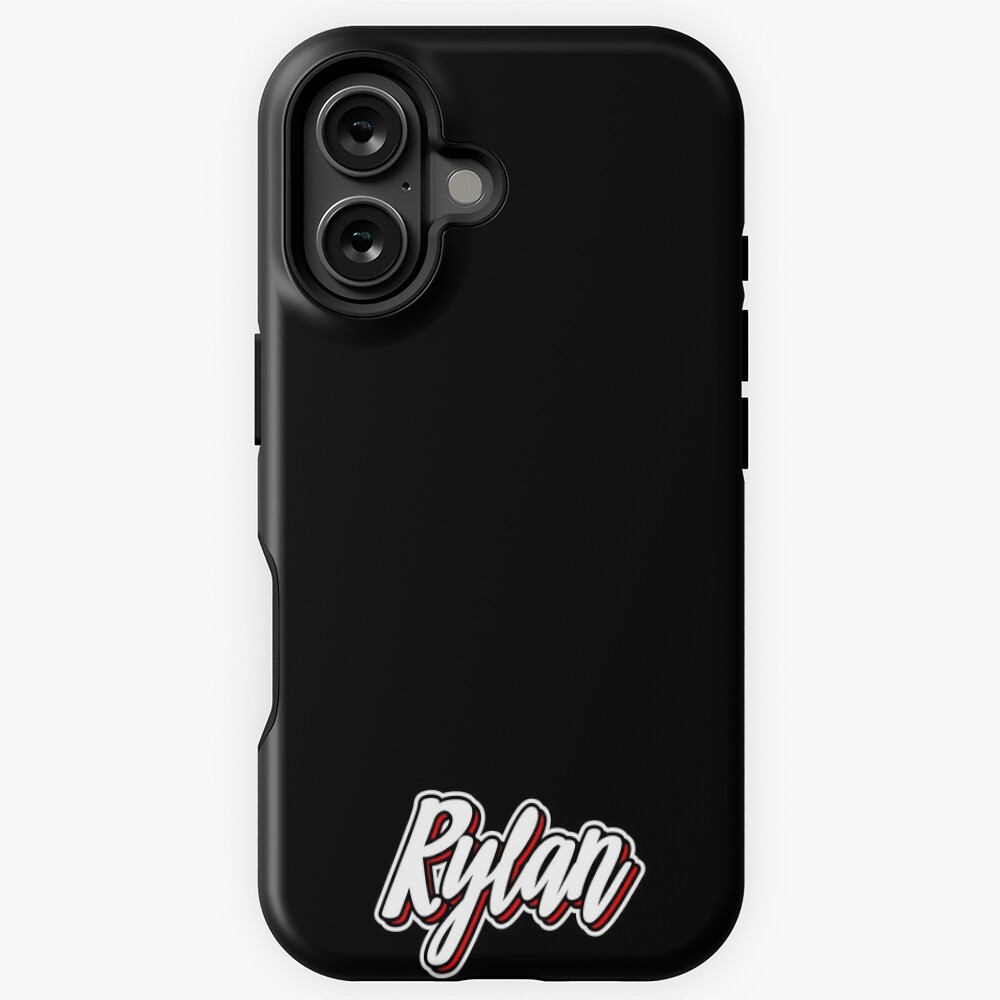 "Rylan first name - hand lettering design" Sticker by sulies | Redbubble