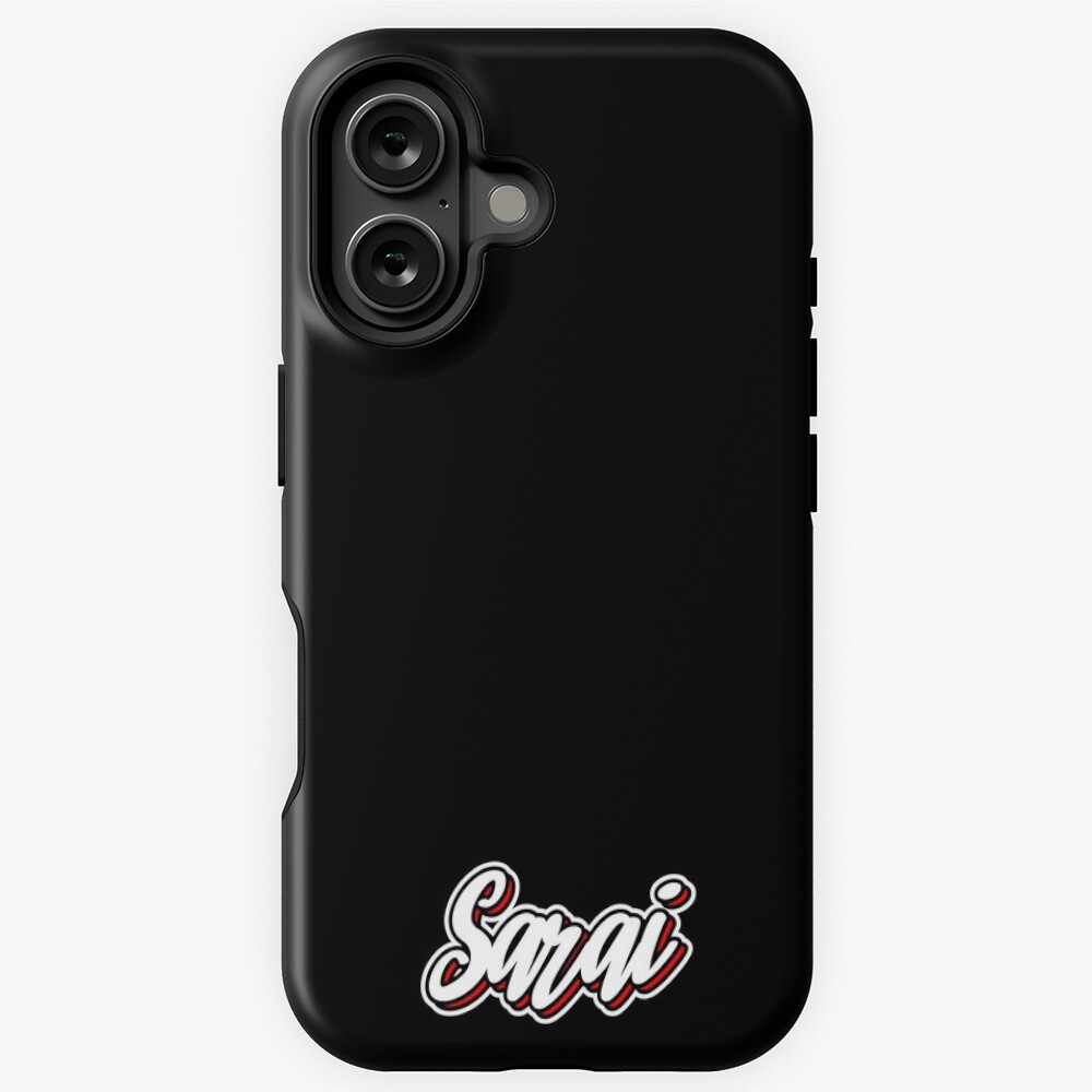 "Sarai first name - hand lettering design" Sticker by sulies | Redbubble