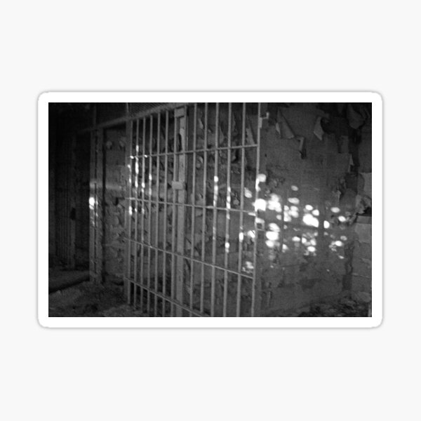 "Prison Gates" Sticker for Sale by WisePhoto | Redbubble