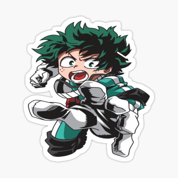 "deku" Sticker for Sale by Plikrop | Redbubble