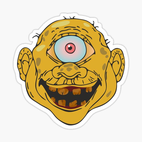 "Cyclops" Sticker for Sale by waldemar777 | Redbubble