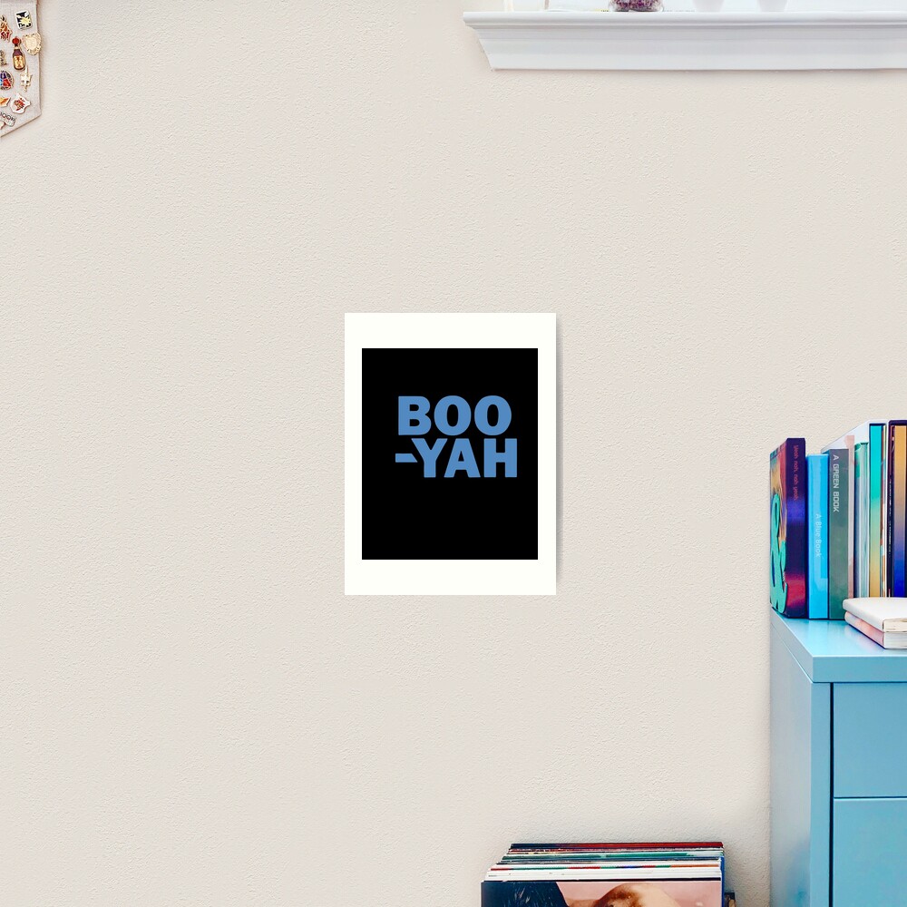"Stuart Scott Booyah" Art Print for Sale by Comehere1 | Redbubble