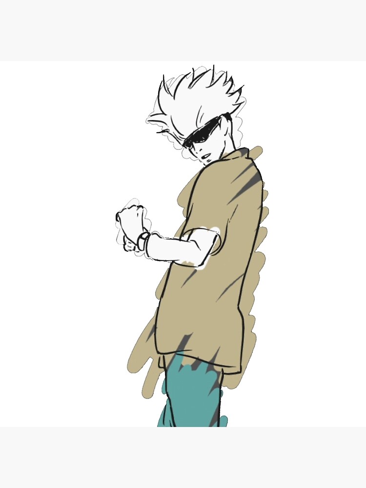 "gojo dance" Poster for Sale by snailhunter66 | Redbubble