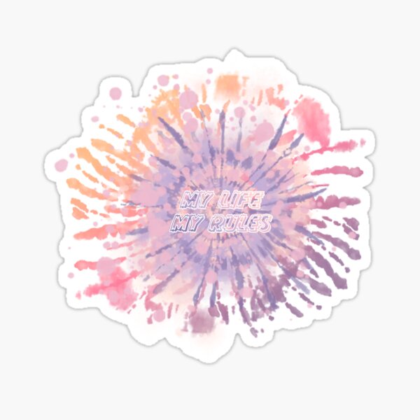 "My life - My rules" Sticker by AlexMakeArt | Redbubble