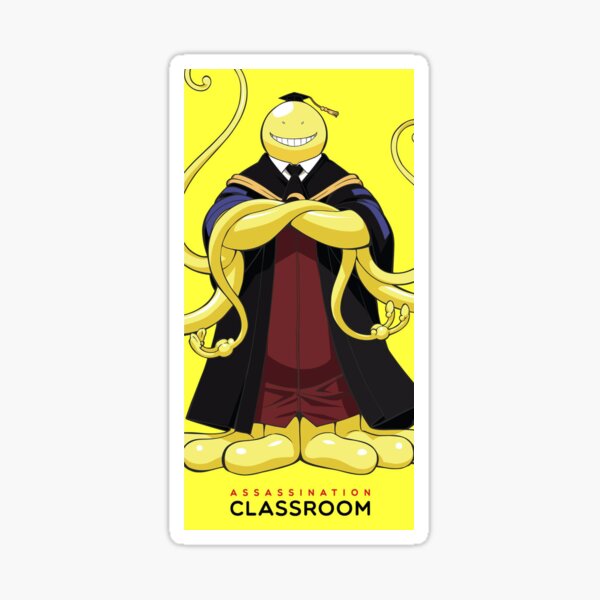 "Teacher Koro-Sensei from Assassination Classroom" Sticker for Sale by ...