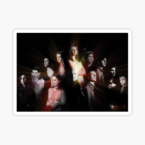 "Buffy - Characters" Sticker for Sale by MaxencePierrard | Redbubble
