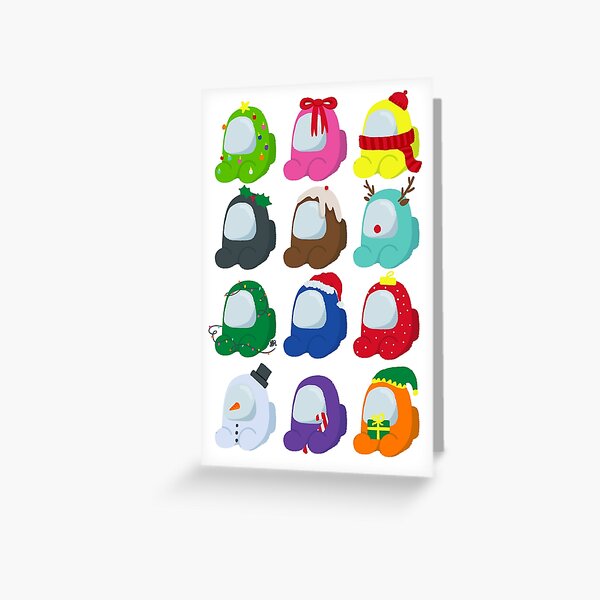 Among Us Imposter Greeting Cards | Redbubble