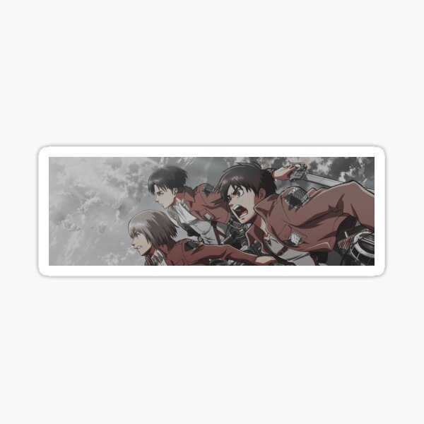 "SnK - Attack on Titans" Sticker for Sale by Shonenoa | Redbubble