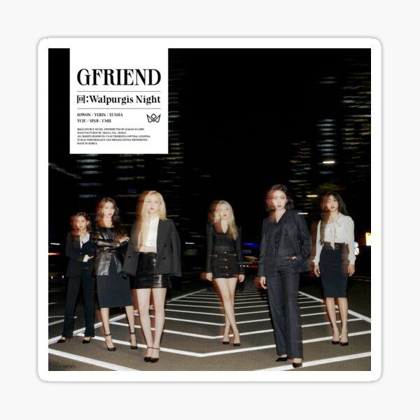 "GFRIEND - 回:WALPURGIS NIGHT" Sticker for Sale by peachy-bubbles ...