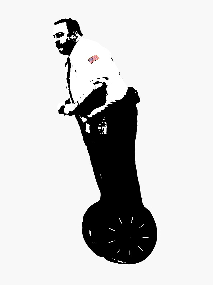 "The Mall Cop" Sticker for Sale by pablothepirate | Redbubble
