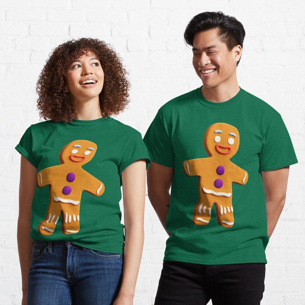 "Gingerbread Man from Shrek" T-shirt by SparkyDesign | Redbubble