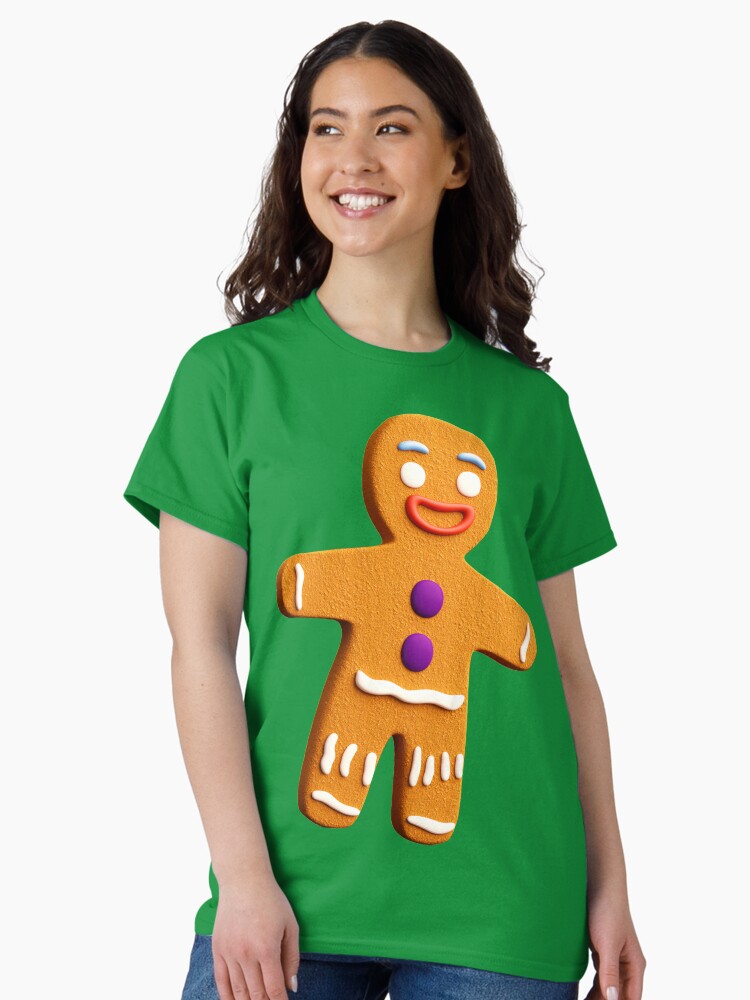 "Gingerbread Man from Shrek" Classic T-Shirt for Sale by SparkyDesign ...