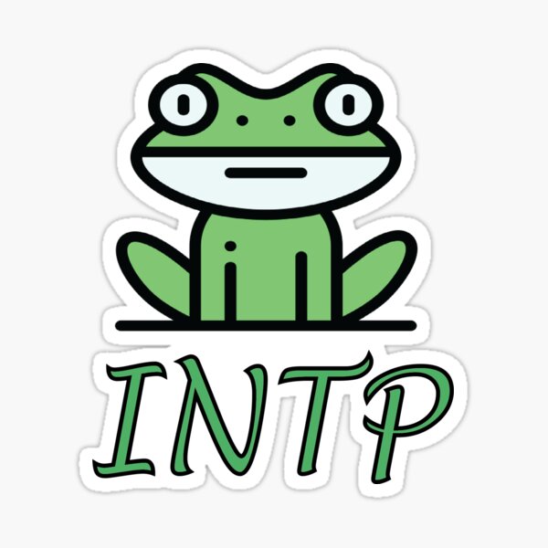 "INTP" Sticker for Sale by zerriesta | Redbubble