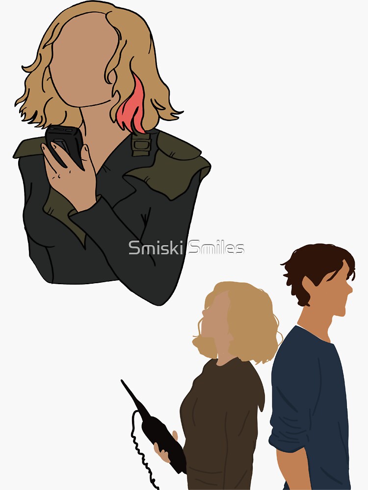 "Bellarke Radio Calls Sticker Pack" Sticker for Sale by arrowverseedit ...